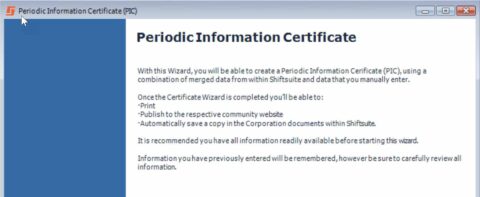 Information Certificates | Shiftsuite Condo Software